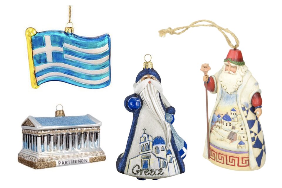Greek Inspired Ornaments to Trim Your Christmas Tree - The Pappas Post