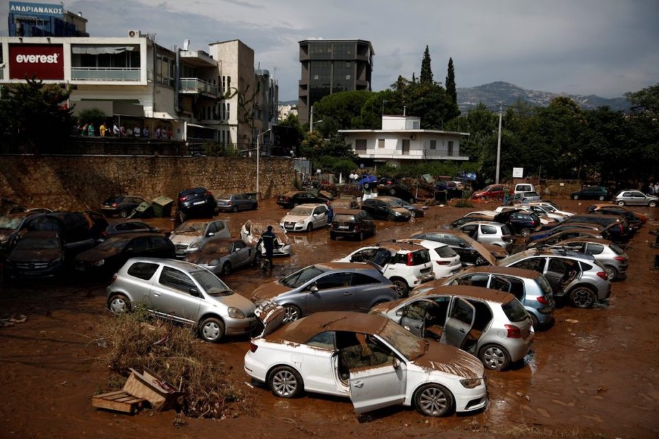 (Video) Suburbs in Athens Hit by Flash Floods After Destruction from ...