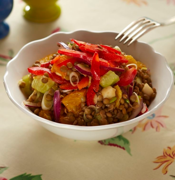 What's Cooking: Maria Loi's Lentil Salad with Oranges - The Pappas Post