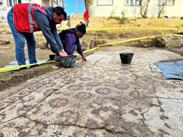Ancient Greek Mosaic Found Under Building Destroyed in 2023 Turkey ...